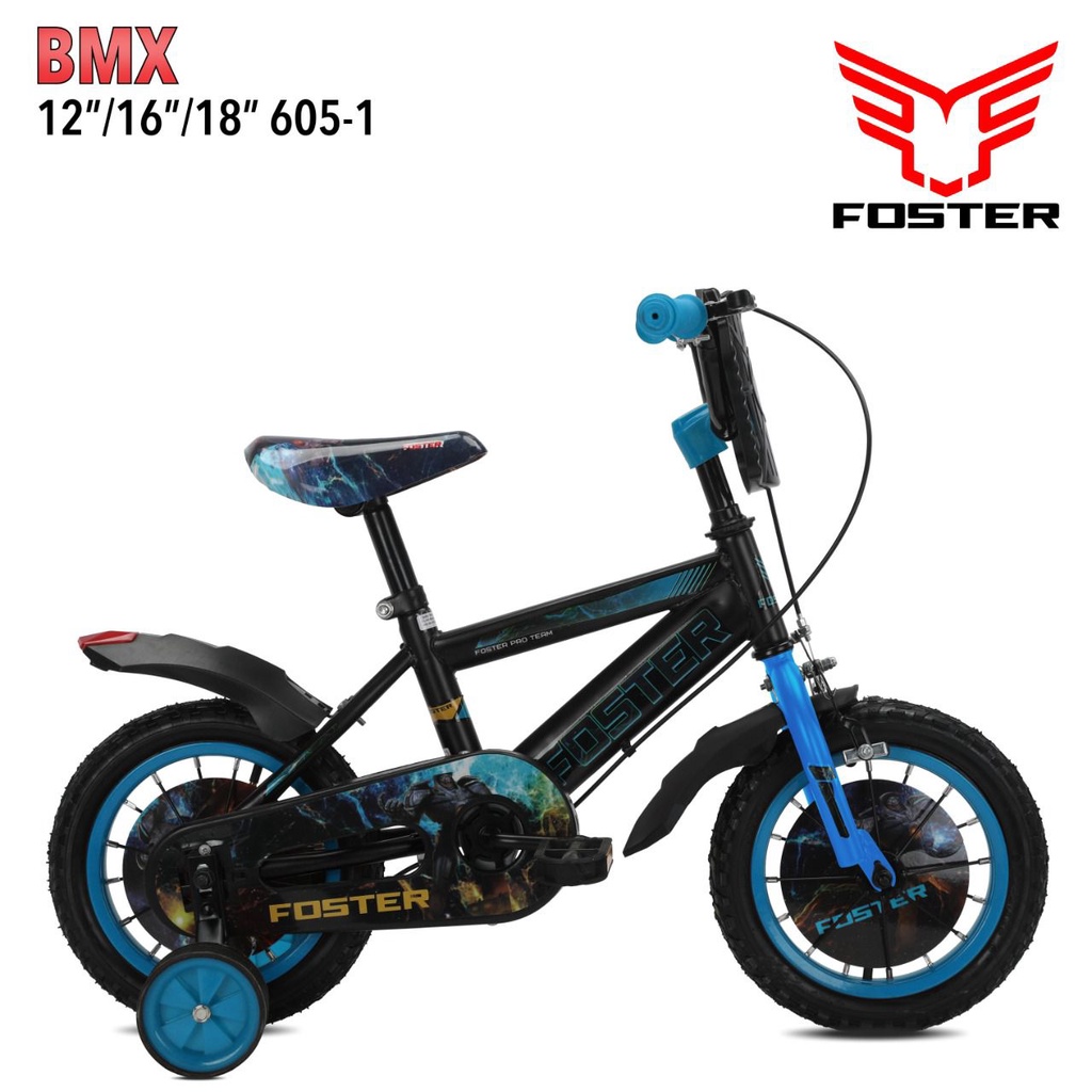 Jual Sepeda Anak BMX FOSTER Type 605-1 Ukuran 12inch untuk usia 2-5 ...