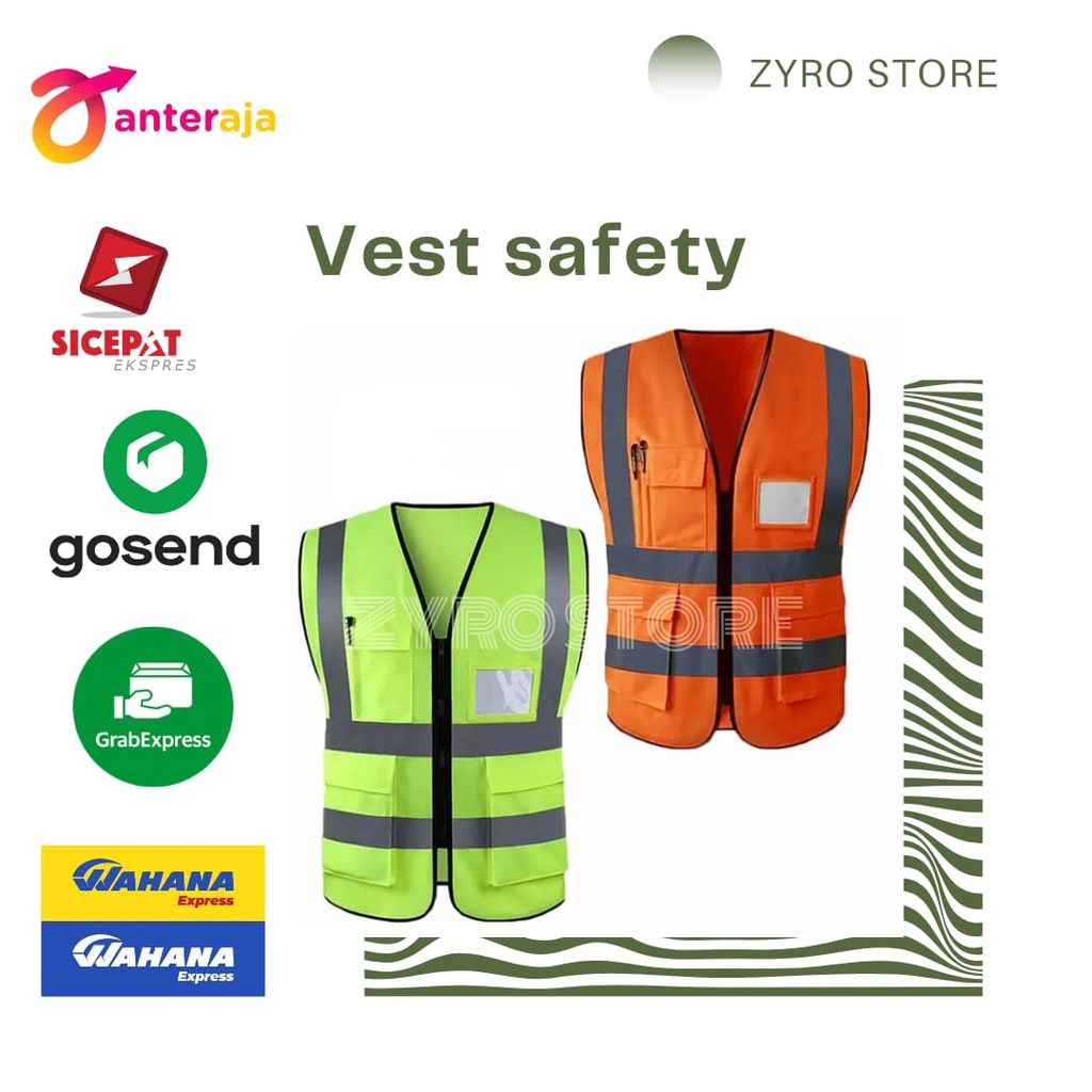 Jual Rompi Proyek,Vest Safety,Rompi Keselamatan Kerja Reflective ...