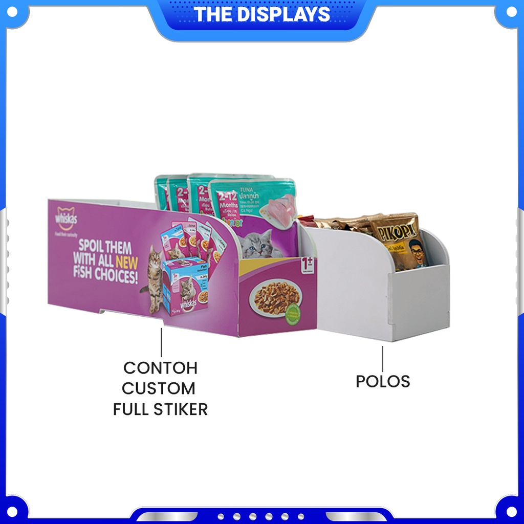 Jual Rak Display Pajangan Produk / Display Produk Pusher Manual 30cm ...