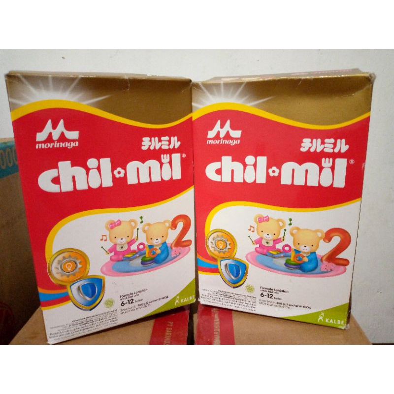 Jual MORINAGA CHILMIL 2 6-12BULAN BOX 780gram(isi dalam box 2sachet ...