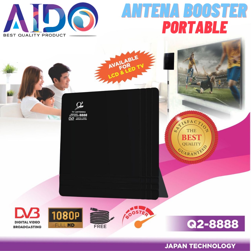 Jual antena booster portable BOOSTER DIGITAL INDOOR OUTDOOR DVB-T ISDB ...