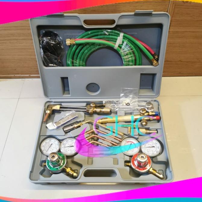Jual Welding Cutting Torch Set Oxygen Acetylin H 502 Stang Las Set ...