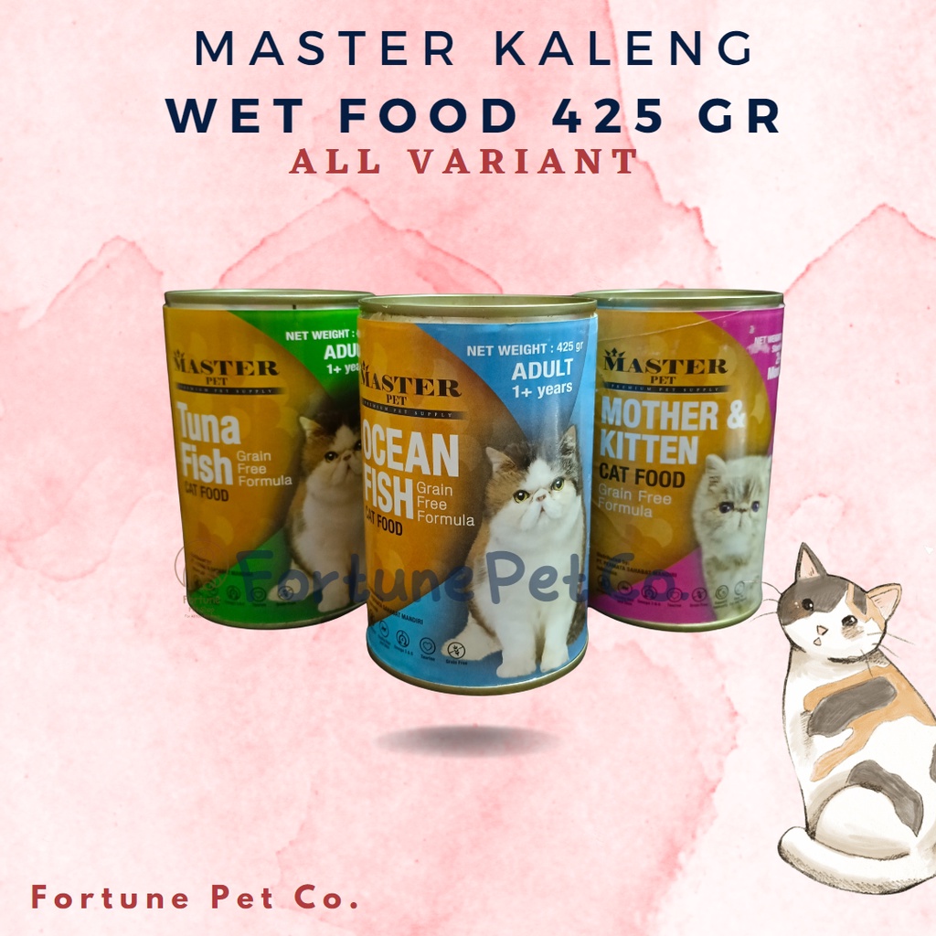 Jual MASTER 400 gram Kaleng - Makanan Kucing Basah Wetfood | Shopee ...