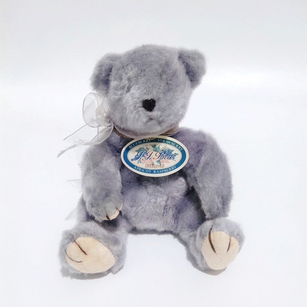 Jual Boneka Teddy Bear Blueberry Sekiguchi Made In Jepang Original ...