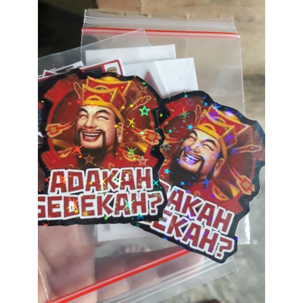 Jual sticker hologram kakek merah,biru bocil dll | Shopee Indonesia