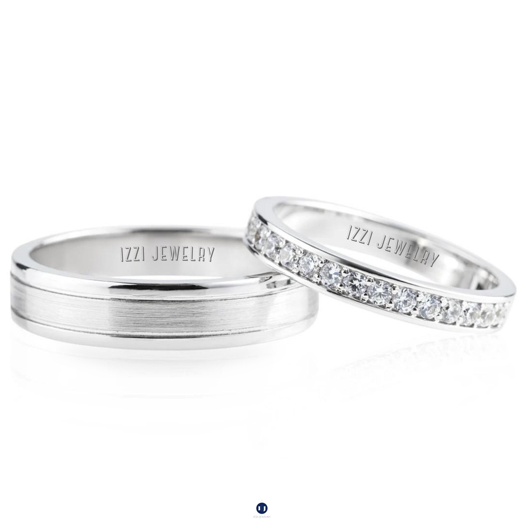 Jual Izzi Jewelry - Cincin Couple Perak Nikah Tunangan Bergaransi Free ...