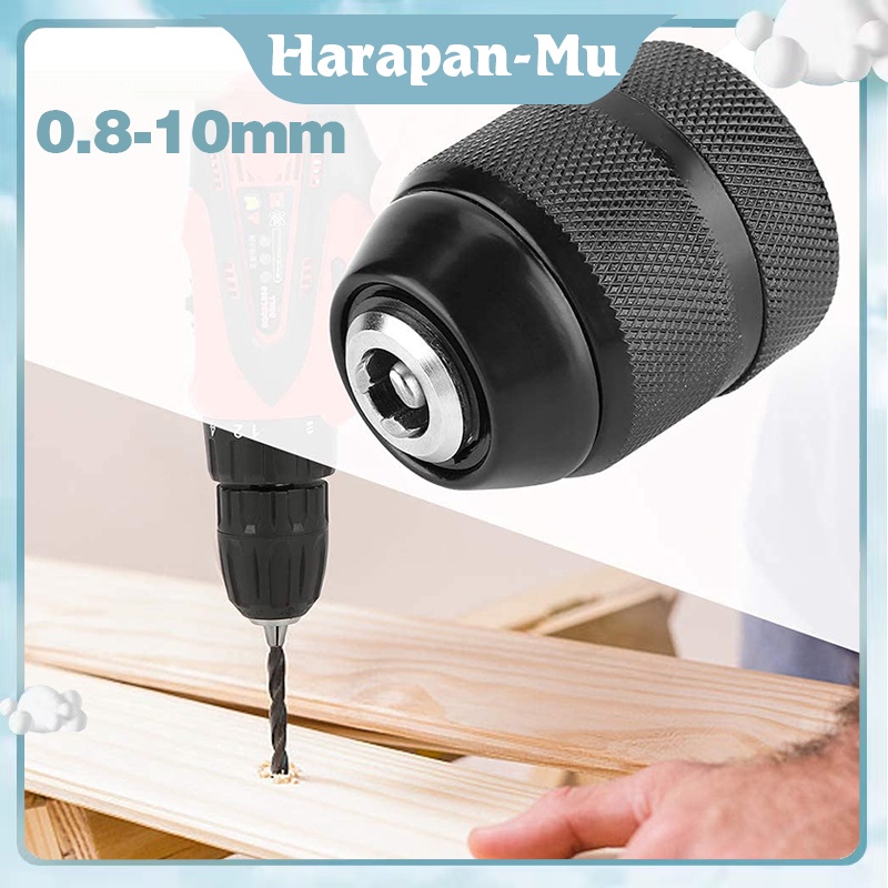 Jual Keyless Drill Chuck Kepala Mesin Bor Tanpa Kunci 0.8 - 10 Mm ...