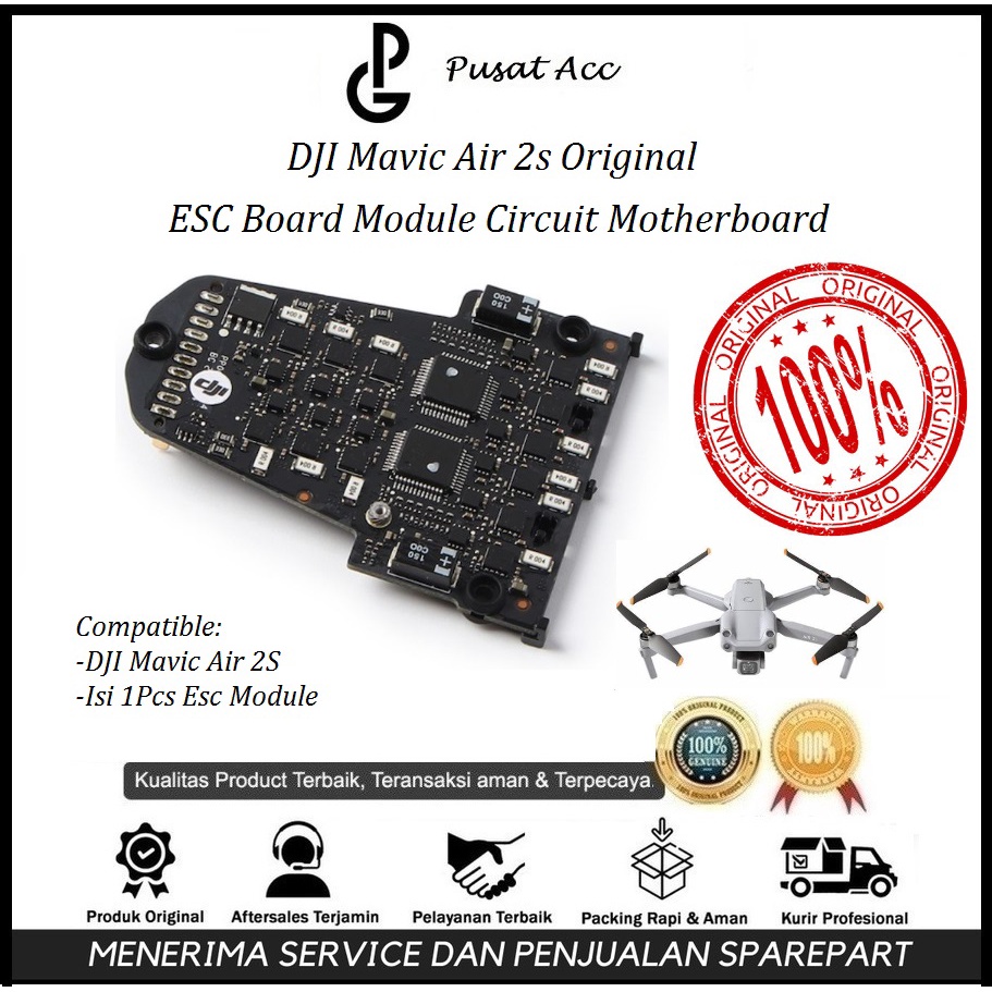 Jual DJI Mavic Air 2s ESC Board Module Original for Air 2s Esc ...