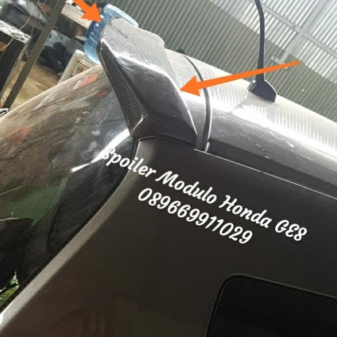 Jual Spoiler Carbon Kevlar Honda Jazz Ge8 Model Modulo | Shopee Indonesia