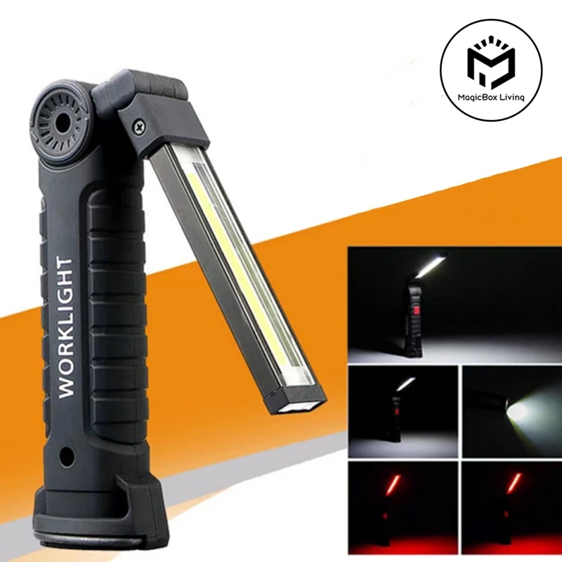 Jual Rechargeable Work Lights LED Work Light Hanging Hook 5 Modes ...