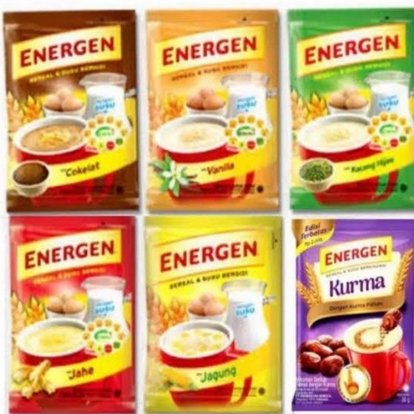 Jual minuman instant energen sereal dan susu vanilla, jahe, jagung ...