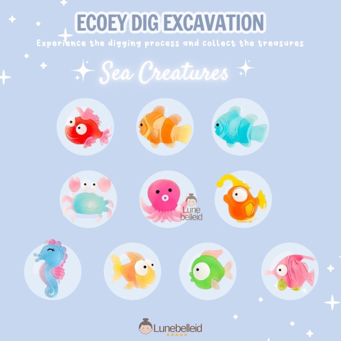 Jual ECOEY Excavation Treasure Dig Kit Mermaid Unicorn | Shopee Indonesia