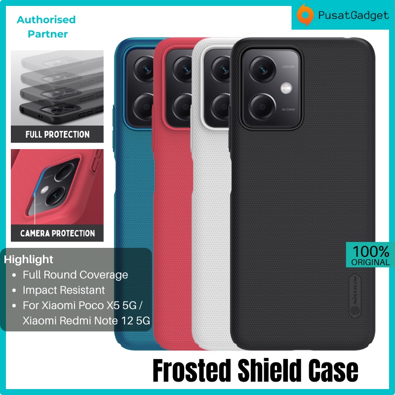 Jual Case Xiaomi Poco X5 / Redmi Note 12 (5G) NILLKIN Frosted Shield ...