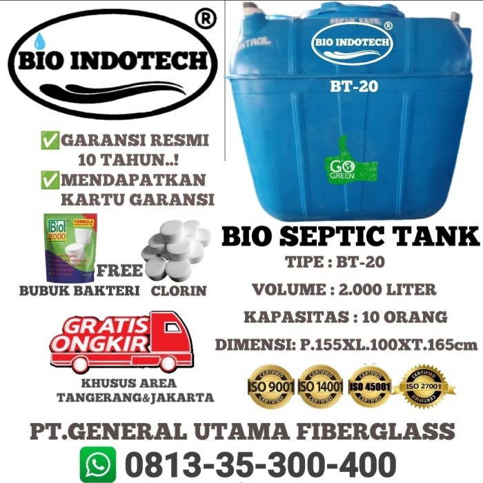 Jual Best Seller Septic 2000Liter, Septictank Bio, Sepiteng, Septic ...