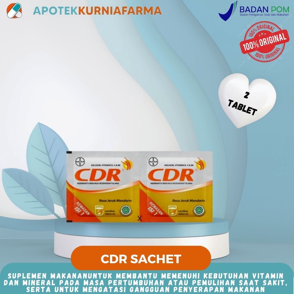 Jual CDR Sachet Isi 2 Tablet | Shopee Indonesia