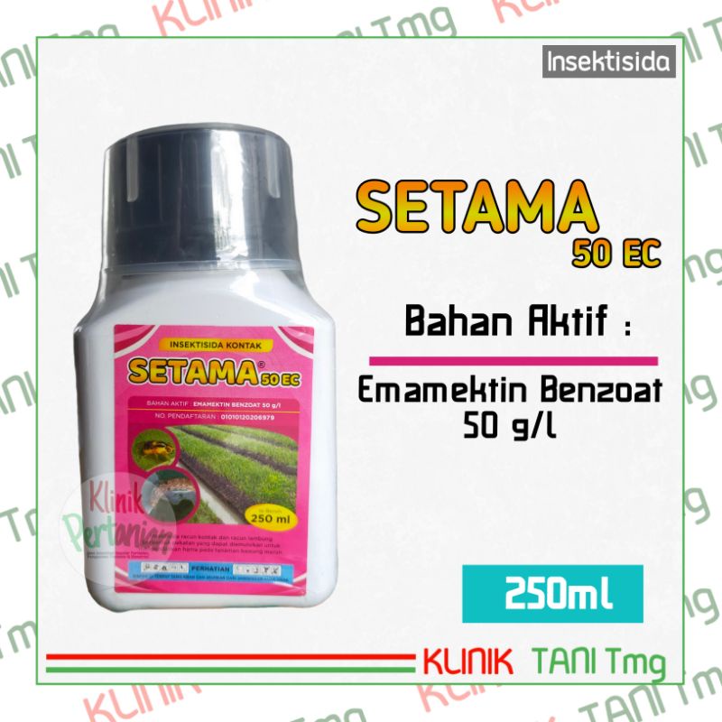 Jual SETAMA 50EC 250ml Insektisida berbahan aktif Emamektin Benzoat ...