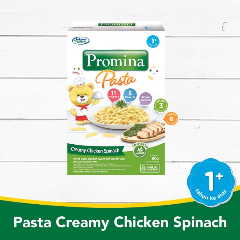 Jual Promina Pasta Creamy Chicken Spinach 60 gr | Shopee Indonesia