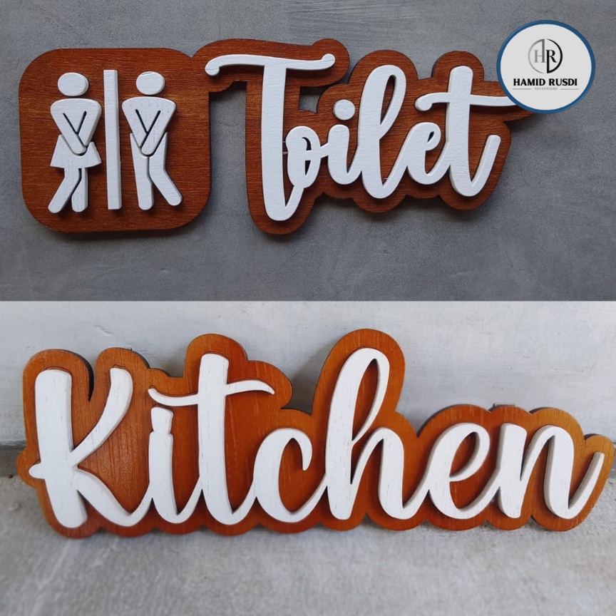 Jual PAPAN TANDA TOILET Gbr Cowok cewek - Tulisan Kayu Timbul - Hiasan ...