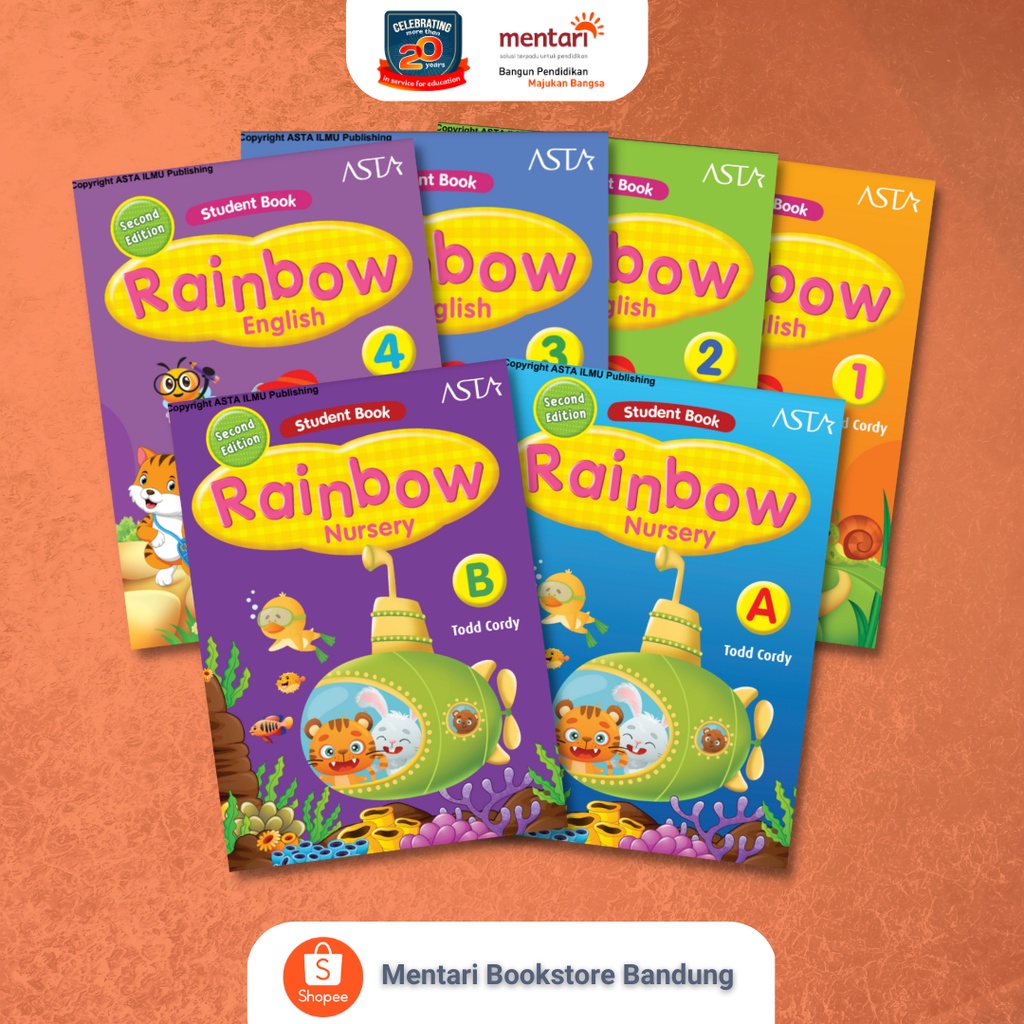 Jual Rainbow English 2nd Edition| Buku Pelajaran Bahasa Inggris TK ...