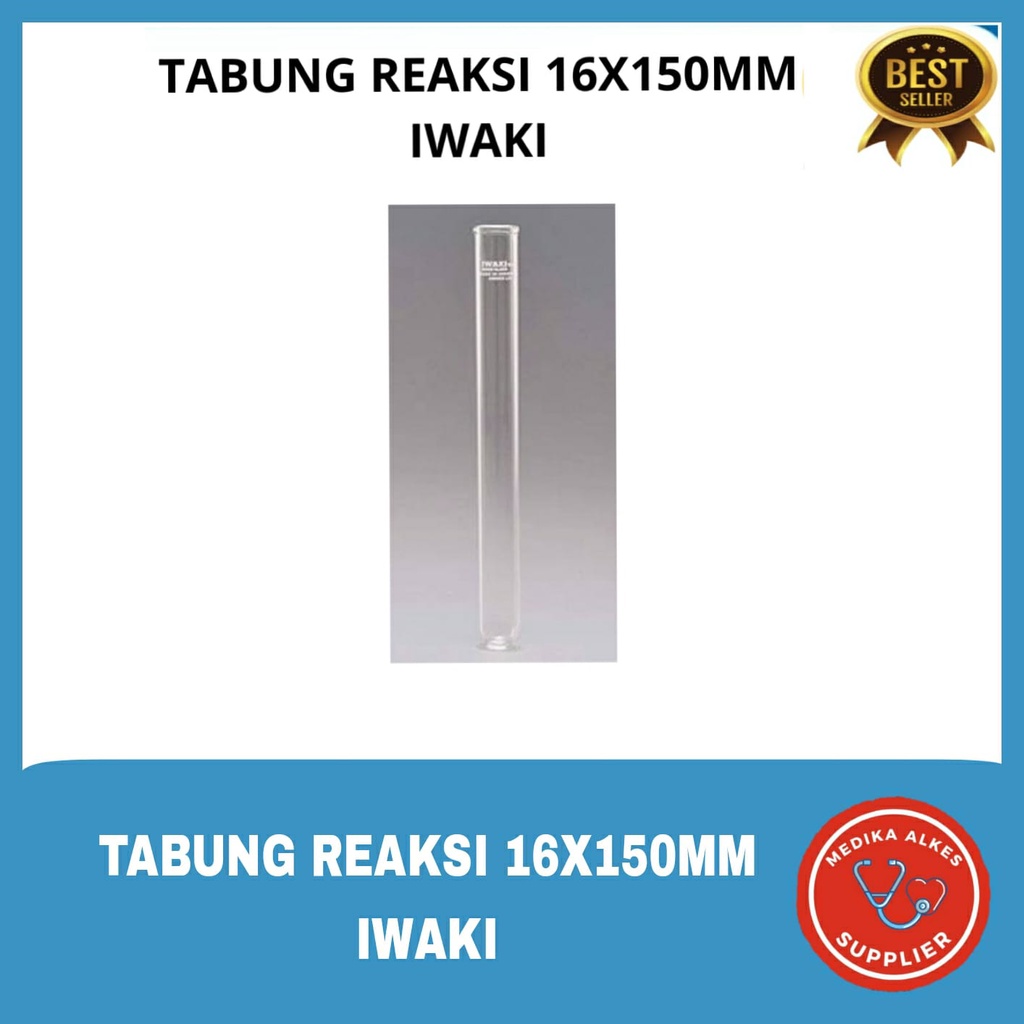 Jual Tabung Reaksi 16x150MM Iwaki | Shopee Indonesia