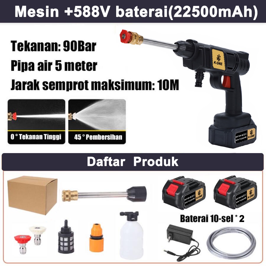 Jual K-ONE 388V/588V Alat Cuci Motor Mobil Mesin Cuci Mobil Ac Mobil ...