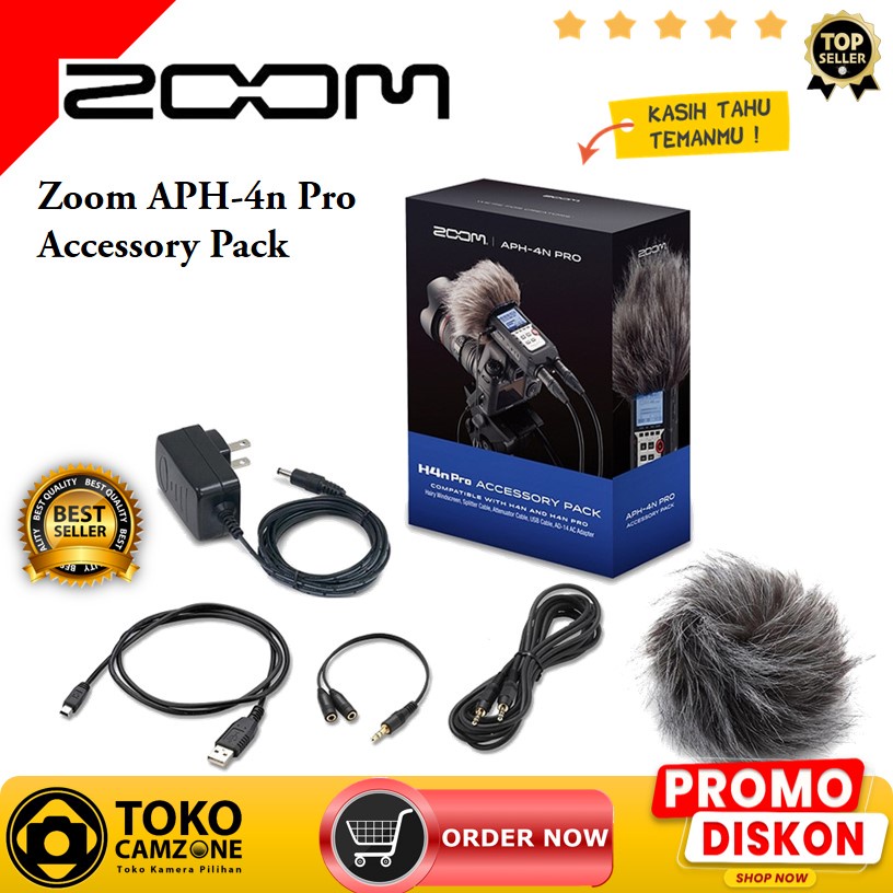 Jual Zoom APH-4n Pro Accessory Pack for H4n Pro | Shopee Indonesia