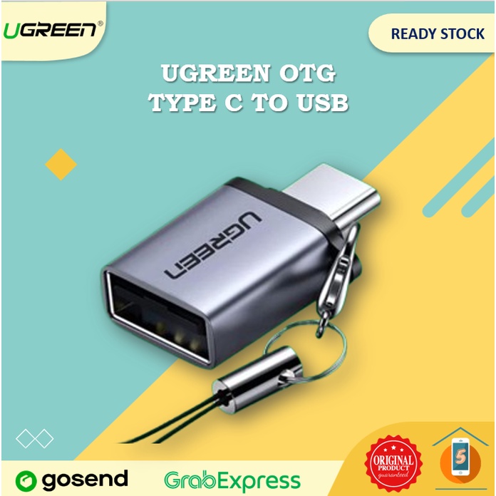 Jual UGREEN OTG Converter Adapter Type C Male to USB Female | Shopee ...