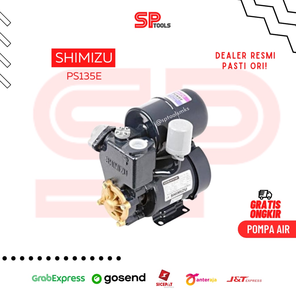 Jual POMPA AIR SUMUR / LEDENG / PUMP SHIMIZU PS135E / PS 135E OTOMATIS ...