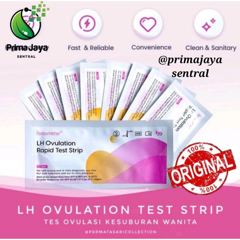 Jual [MASA SUBUR IBU] LH OVULATION TEST STRIP ALAT TES KESUBURAN ALAT ...