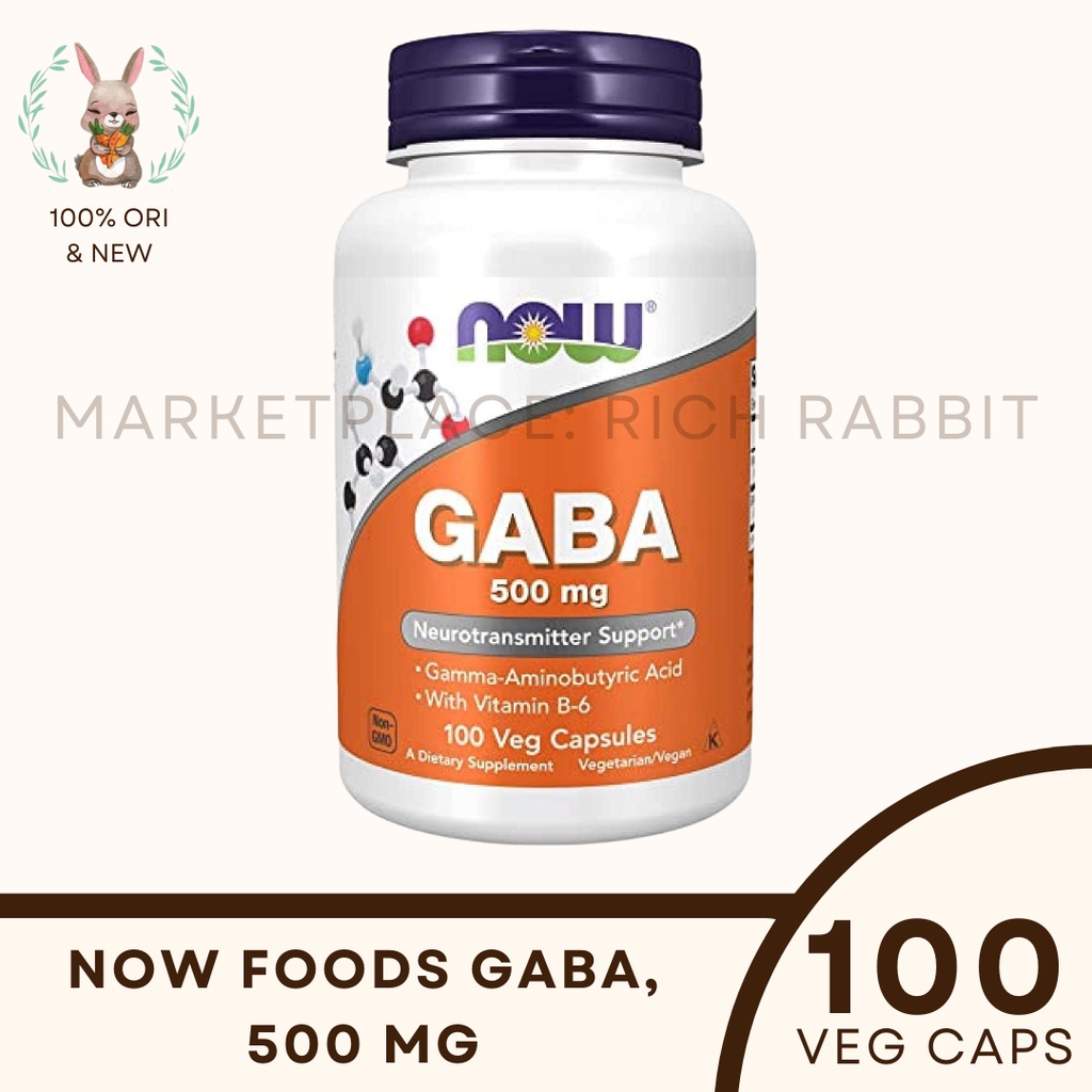 Jual Now Foods Gaba 500 mg Stress Relief Relexation Vitamin 100 Veg ...