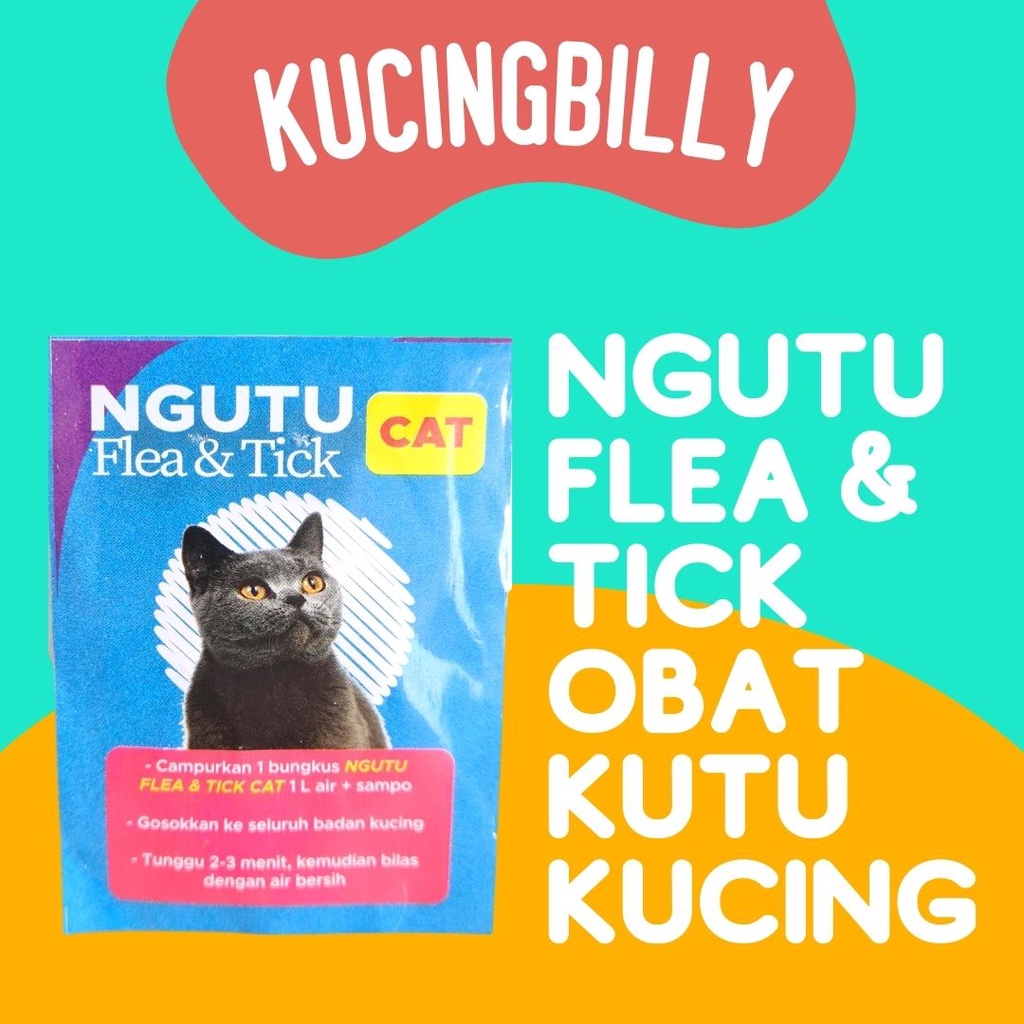 Jual Ngutu flea tick obat anti kutu kucing | Shopee Indonesia
