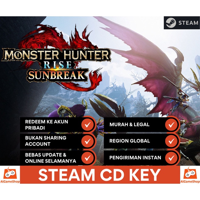 Jual Monster Hunter Rise : Sunbreak Original PC Game Steam | Shopee Indonesia
