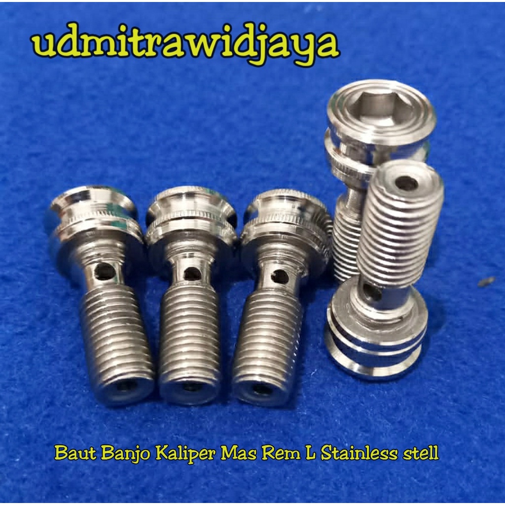 Jual baut nepel baut banjo selang rem probolt stainless baut selang rem ke master / kaliper baut ...