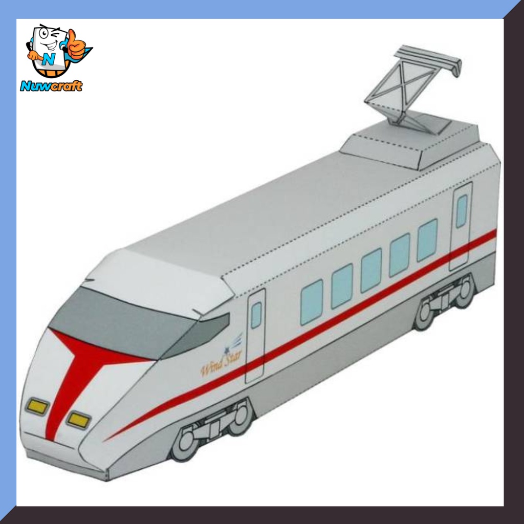 Jual Nuwcraft Super Express Train Front Car papercraft | Shopee Indonesia