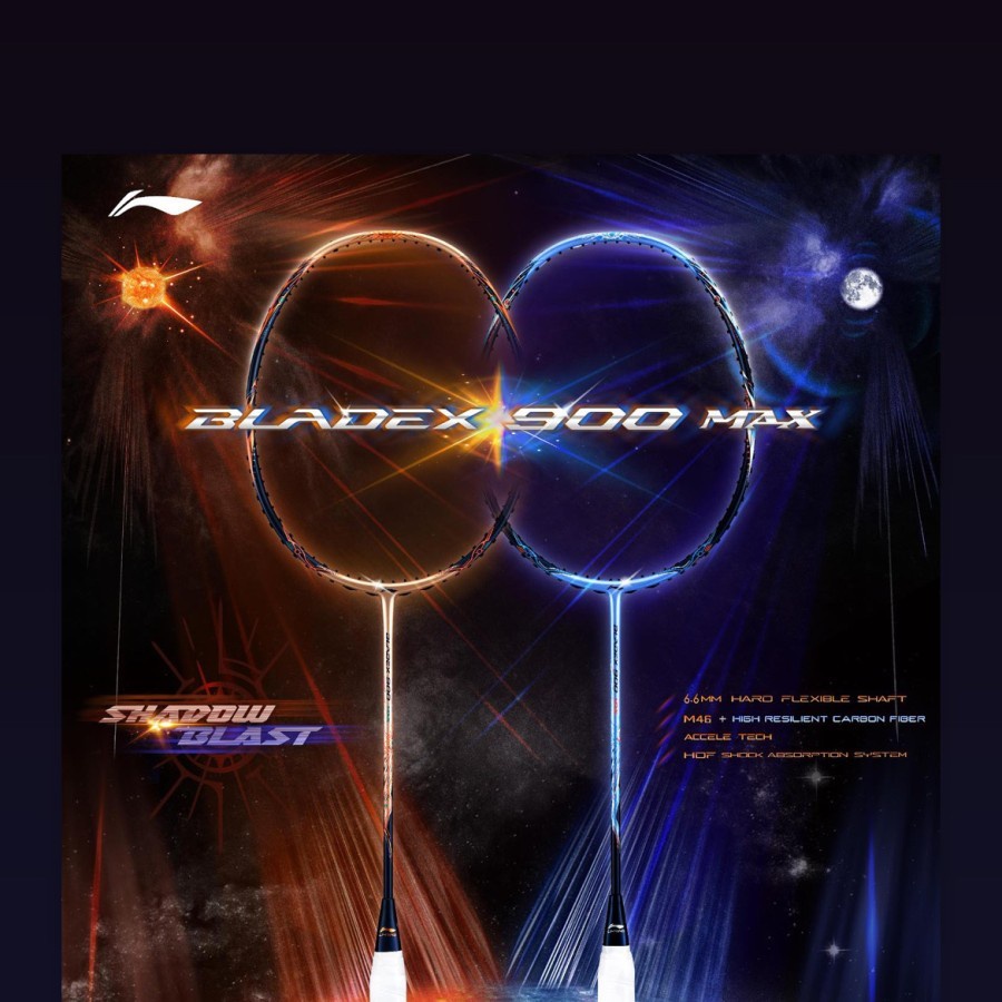 Jual RAKET BADMINTON LINING BLADE X/X900 BLADEX 900 SUN AND MOON MAX ...
