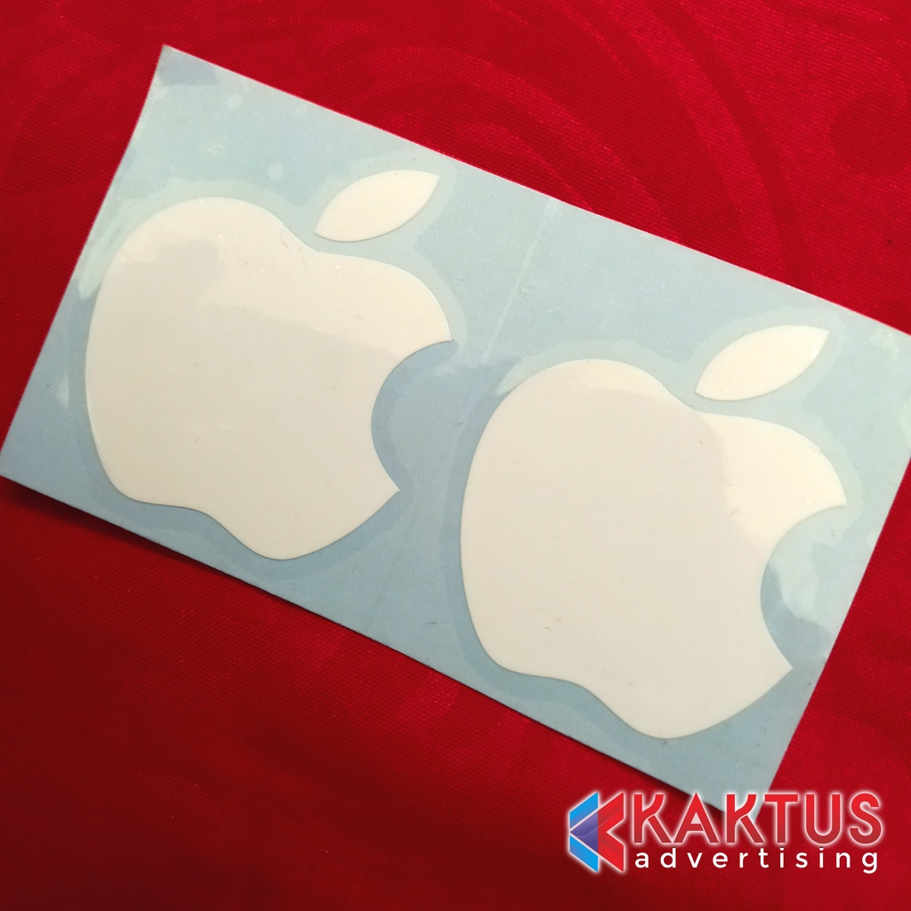 Jual Stiker Iphone Apple Cutting Sedang Untuk Laptop | Shopee Indonesia