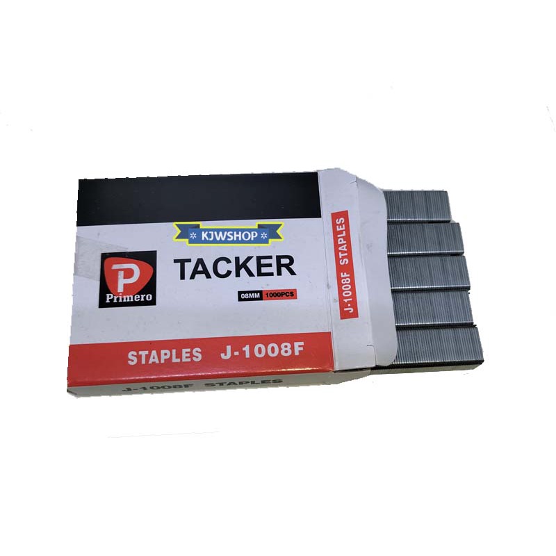 Jual Isi Staples Tembak 8mm J-1008F isi 1000pcs Tacker Stapler J 1008 F ...