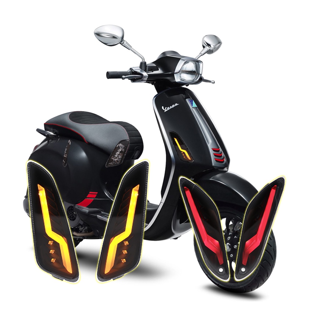 Jual WOOLDEN Stop Lamp 3 in 1 LED Sequential Vespa Sprint / Primavera ...