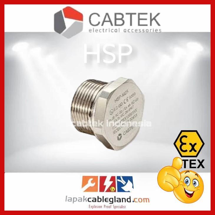 Jual Explosion proof Stopping Plug CABTEK HSP 3/4" Brass Nickel CMP ...