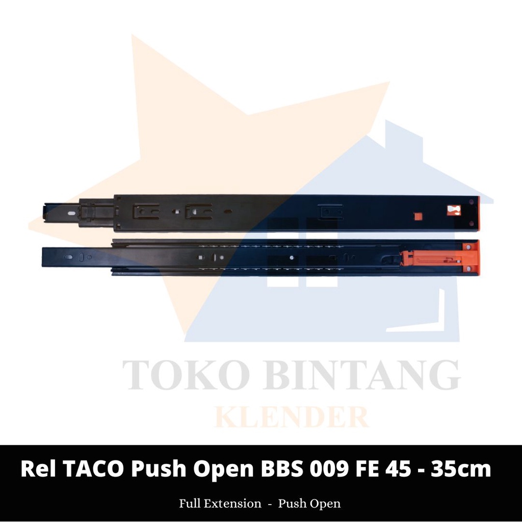 Jual Rel TACO Push Open FE 45 - 35cm (pcs) | Shopee Indonesia