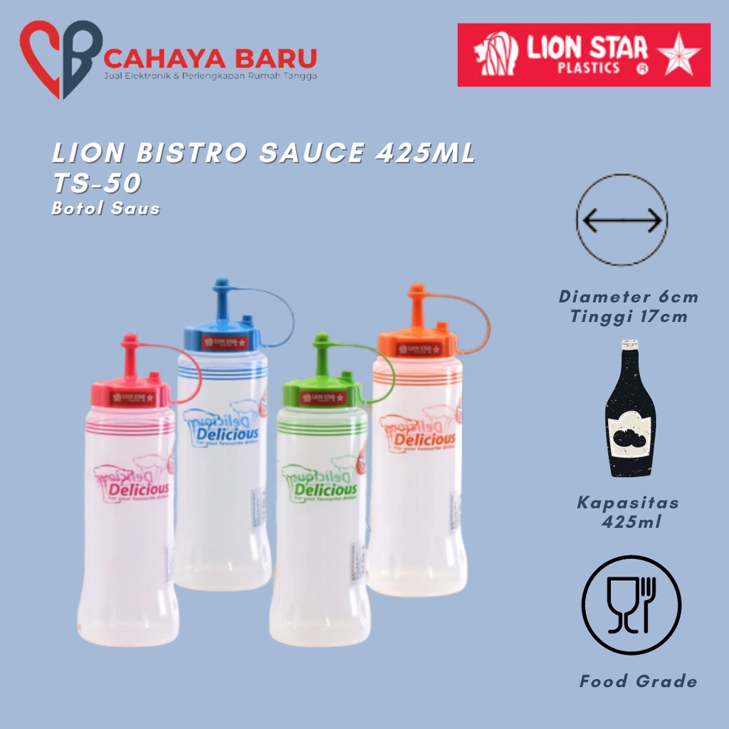 Jual LION STAR BISTRO SAUCE 425ML TS-50 | Shopee Indonesia