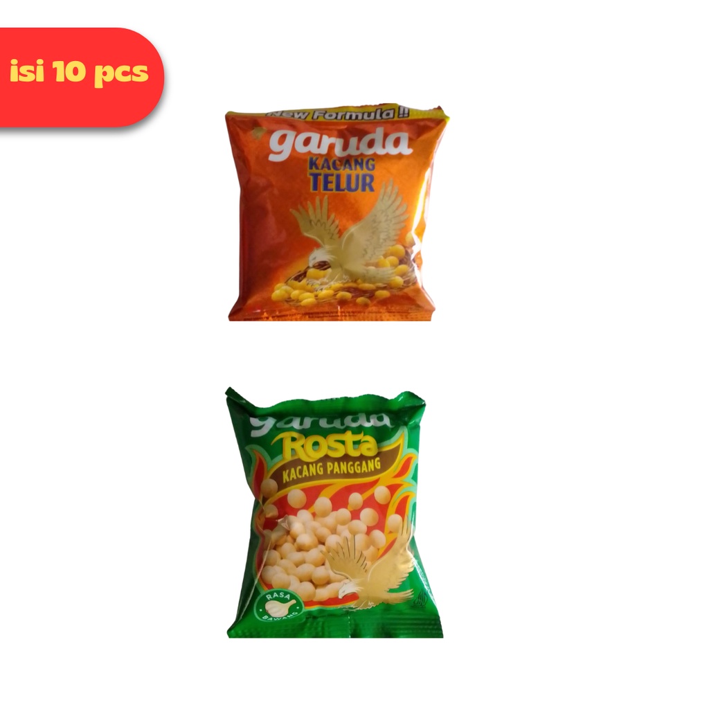 Jual GARUDA FOOD ROSTA RENCENG ISI 10 PCS @9 gr | Shopee Indonesia