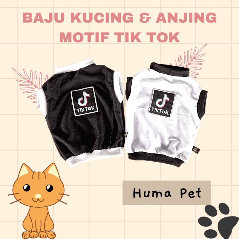 Jual Baju Kucing & Anjing Motif Tik Tok Lucu & Murah | Shopee Indonesia