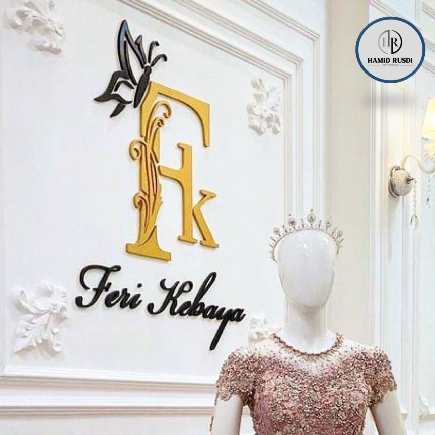 Jual SPESIALIS CUSTOM LOGO Kayu Timbul Menyala LED / Papan Sign Logo ...