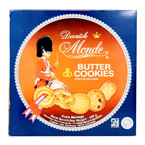 Jual Monde Danish Butter Cookies 454 gr | Shopee Indonesia