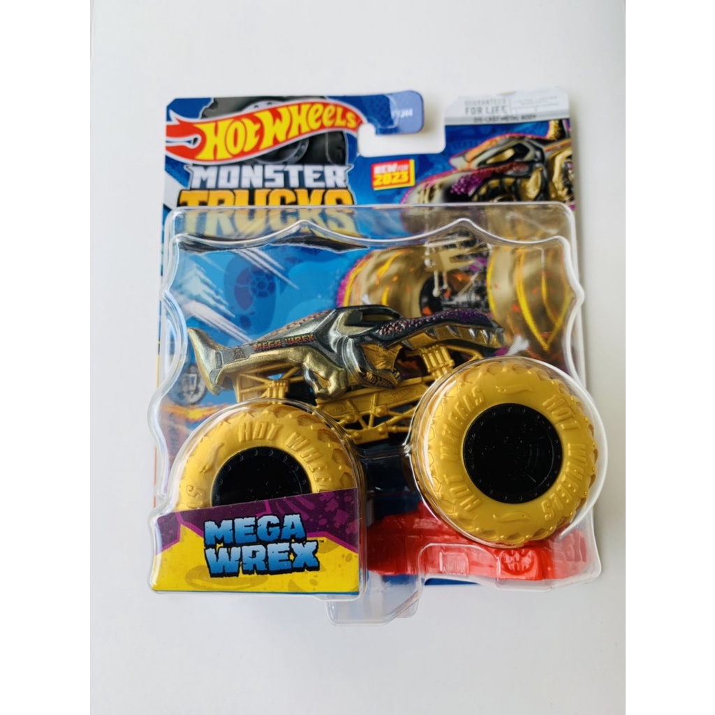 Jual HOTWHEELS HOT WHEELS MONSTER TRUCKS TRUCK MEGA WREX KUNING HIU DIECAST MINIATUR MOBIL ...