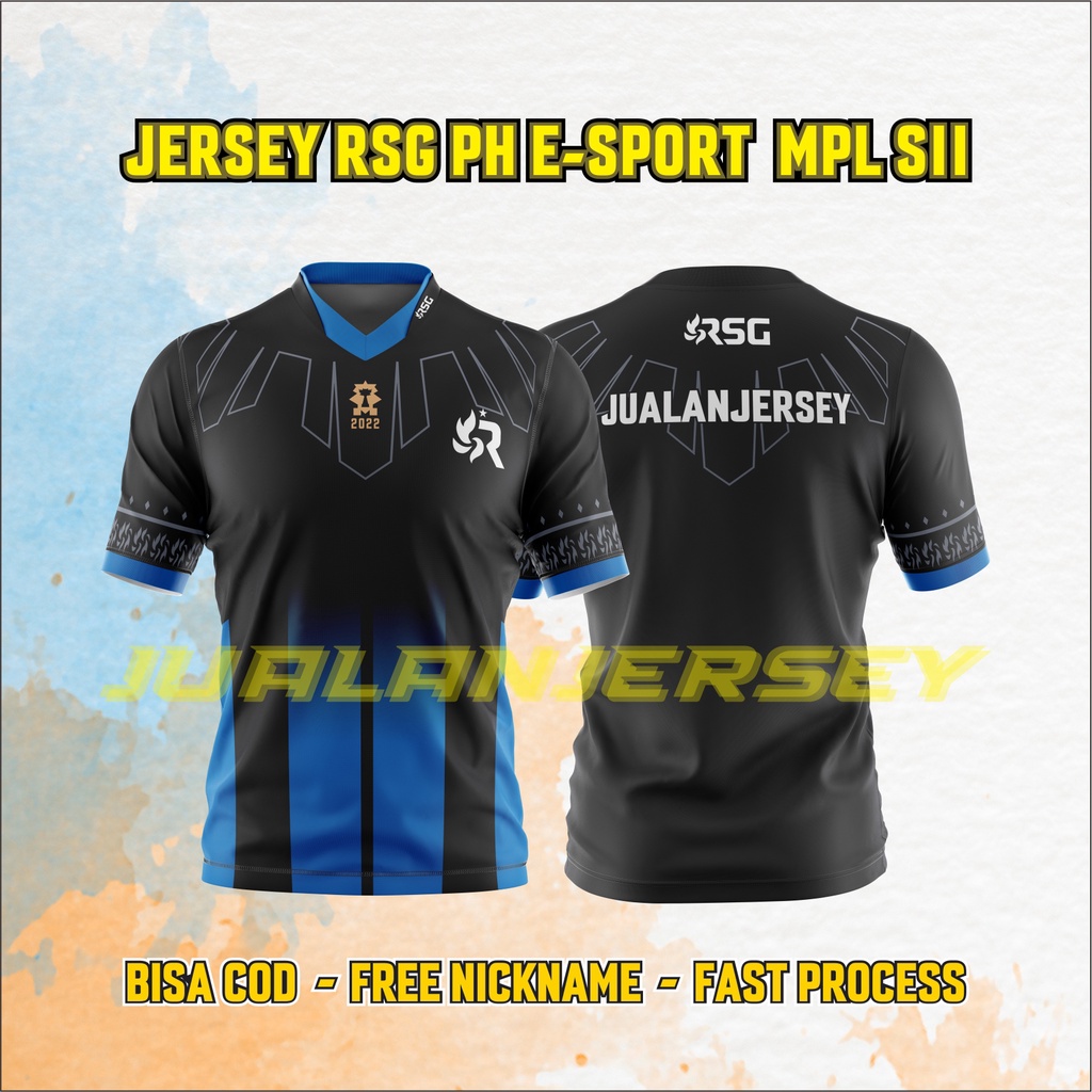 Jual JERSEY RSG PH 2023 MPL SEASON 11 FREE CUSTOM NICKNAME | Shopee ...