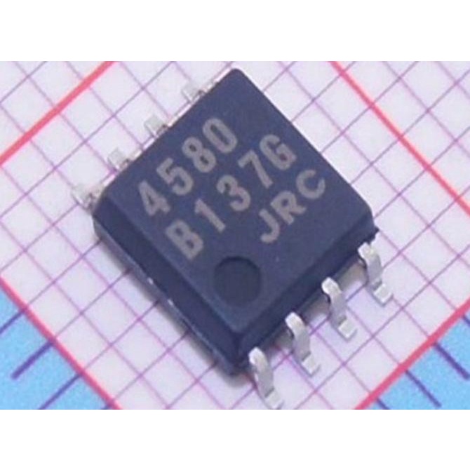 Jual NJM4580M NJM4580D JRC4580 DUAL OPERATIONAL AMPLIFIER SMD IC SOP8 AH36 puw331 Diminati ...