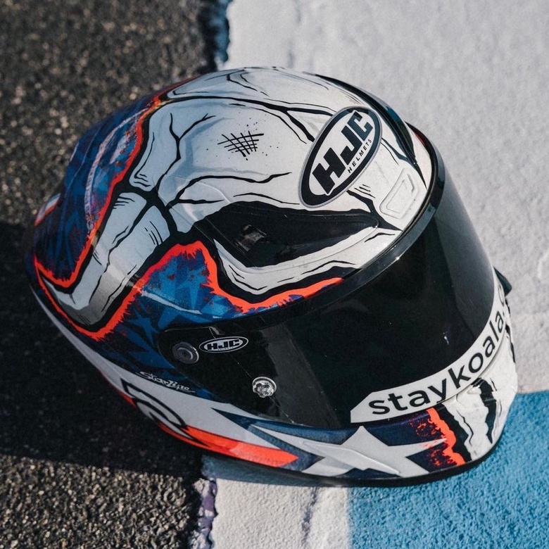 Jual Striping sticker helm universal motif garrettgerloff 2023 | Shopee ...