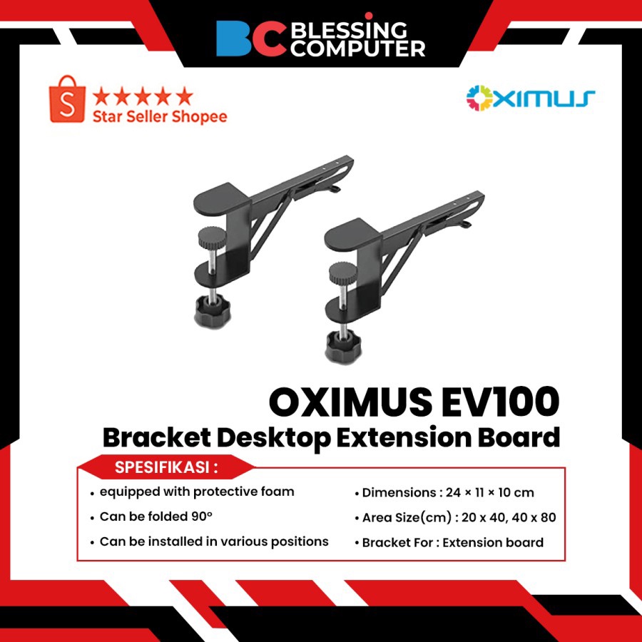 Jual OXIMUS EV100 Bracket Desktop Extension Board | Shopee Indonesia